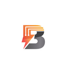 P electric energy power logo design company Vector Image