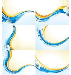 Blue pattern background Royalty Free Vector Image