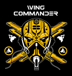 Mask metal Royalty Free Vector Image - VectorStock