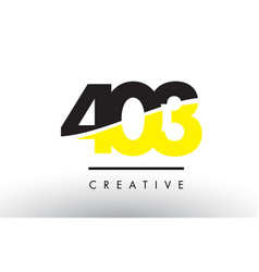 32 black and yellow number logo design Royalty Free Vector