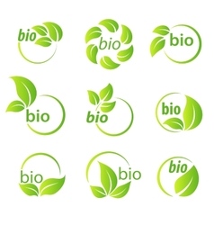 Green leaf logo Royalty Free Vector Image - VectorStock