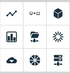 Infographic design templates collection with paper