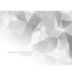 Abstract background with gray triangles Royalty Free Vector