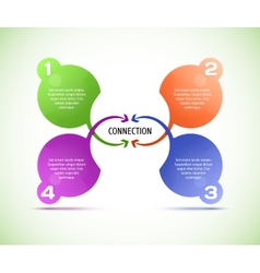 3d progress background Royalty Free Vector Image