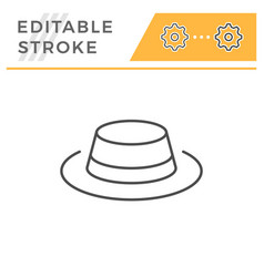 Cap line icon Royalty Free Vector Image - VectorStock