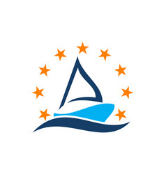 Ship success solution Royalty Free Vector Image