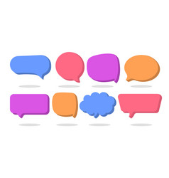 Speech bubbles Royalty Free Vector Image - VectorStock