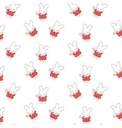 Cartoon bunny rabbit graphic Royalty Free Vector Image