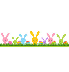 Hare with a flower Royalty Free Vector Image - VectorStock