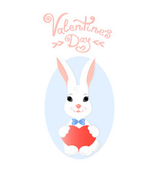 Funny bunny number 1 for kids one digit Royalty Free Vector
