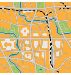 Seamless cityscape Royalty Free Vector Image - VectorStock
