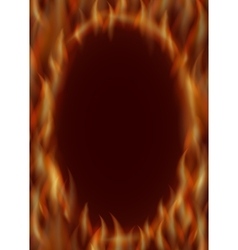 Frames on fire Royalty Free Vector Image - VectorStock