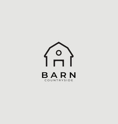 Barn logo design Royalty Free Vector Image - VectorStock