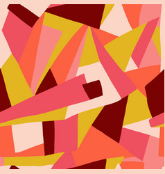 Circle collage seamless pattern Royalty Free Vector Image