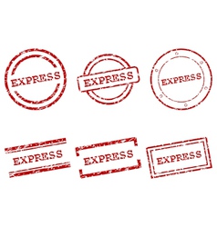 Express delivery grunge rubber stamp Royalty Free Vector