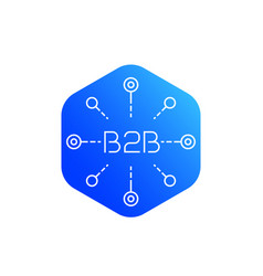 B2b commerce Royalty Free Vector Image - VectorStock