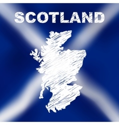 Scotland map Royalty Free Vector Image - VectorStock