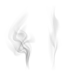 Smoke effect realistic traces in air from Vector Image