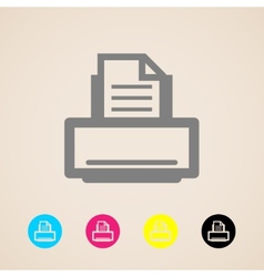 Ink jet printer Royalty Free Vector Image - VectorStock