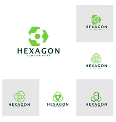 Z hexagon pixel letter shadow logo icon design Vector Image