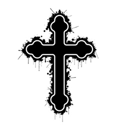 Swastik holy symbol of the hindu religion made Vector Image