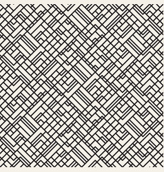 Seamless geometric lattice pattern irregular grid Vector Image