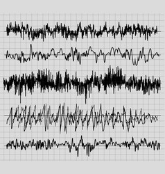 Sound wave icon set Royalty Free Vector Image - VectorStock