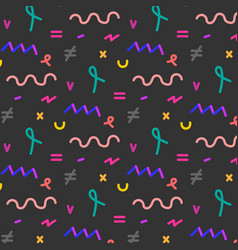 Geometric flat pattern Royalty Free Vector Image