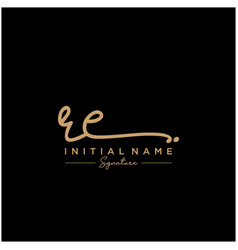 Initial letter hh logo template in handwritten Vector Image