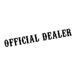 Official dealer rubber stamp Royalty Free Vector Image
