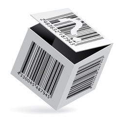 Bar code box Royalty Free Vector Image - VectorStock