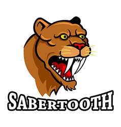 Sabertooth Royalty Free Vector Image - VectorStock