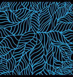 Abstract structural curved pattern turquoise Vector Image