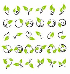 Collection of menu design elements Royalty Free Vector Image