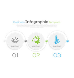 Set cards with cute baby weather Royalty Free Vector Image