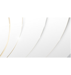 Abstract simple geometric shape luxury gold trim Vector Image