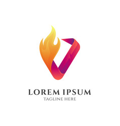 Letter v Royalty Free Vector Image - VectorStock