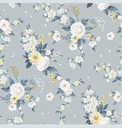 Seamless floral border Royalty Free Vector Image