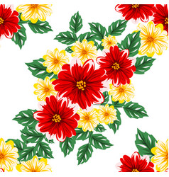 Seamless flower pattern Royalty Free Vector Image