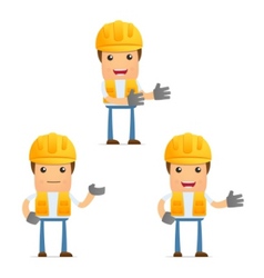 Cartoon workman Royalty Free Vector Image - VectorStock