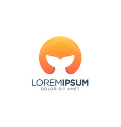 Whale tale logo Royalty Free Vector Image - VectorStock