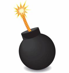 Bomb ready to explode Royalty Free Vector Image