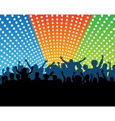 Party crowd background Royalty Free Vector Image