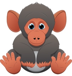 Cute bamonkey Royalty Free Vector Image - VectorStock