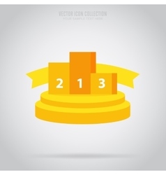 Collection of winner label sticker tags Royalty Free Vector