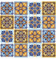 Moroccan ceramic tile seamless pattern Royalty Free Vector