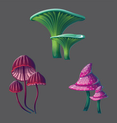 Set of magic items for computer fantasy game Vector Image