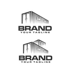 Cargo container Royalty Free Vector Image - VectorStock