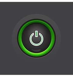 Power button icon button symbol design Royalty Free Vector