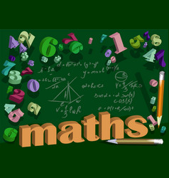 Math linear colorful symbol Royalty Free Vector Image